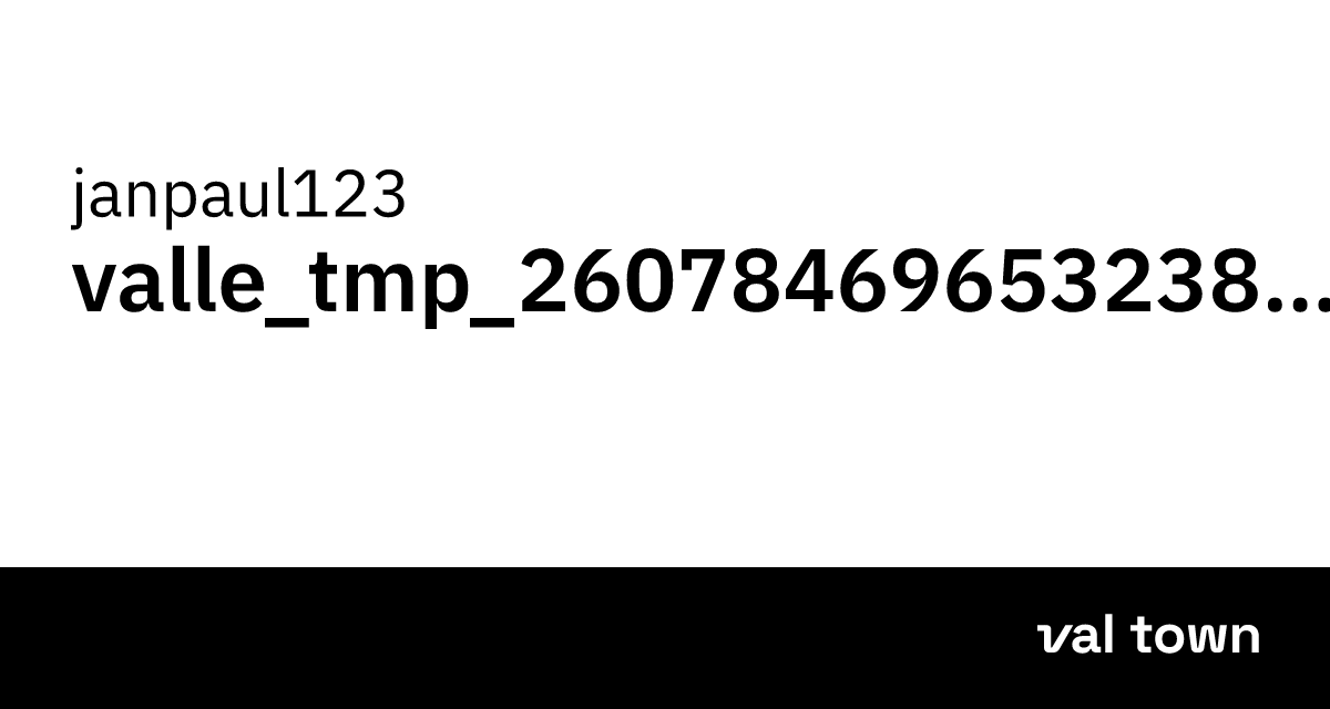 janpaul123/valle_tmp_26078469653238519037257020956977 | Val Town