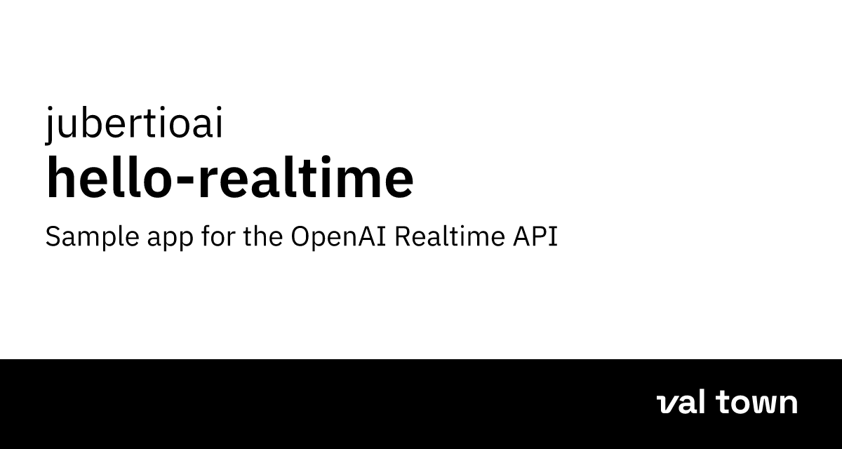 agent.ts in hello-realtime | Val Town